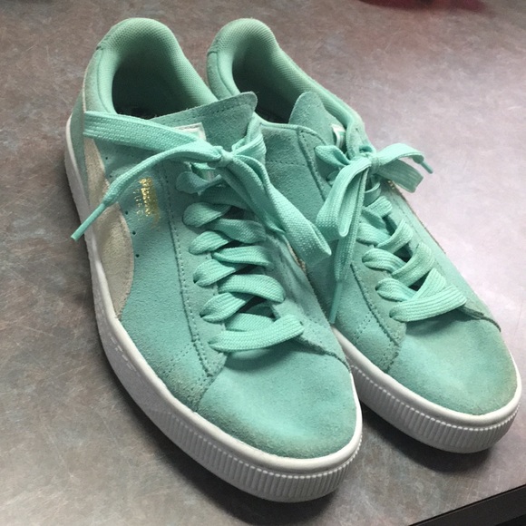Puma | Shoes | Puma Mint Suede | Poshmark